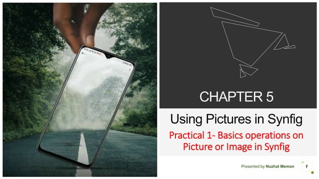 Std 11 Computer Chapter 5 Using Pictures in Synfig (Practical 1 Basics Operations on Image in ...