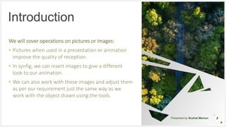 Std 11 Computer Chapter 5 Using Pictures in Synfig (Practical 1 Basics Operations on Image in ...