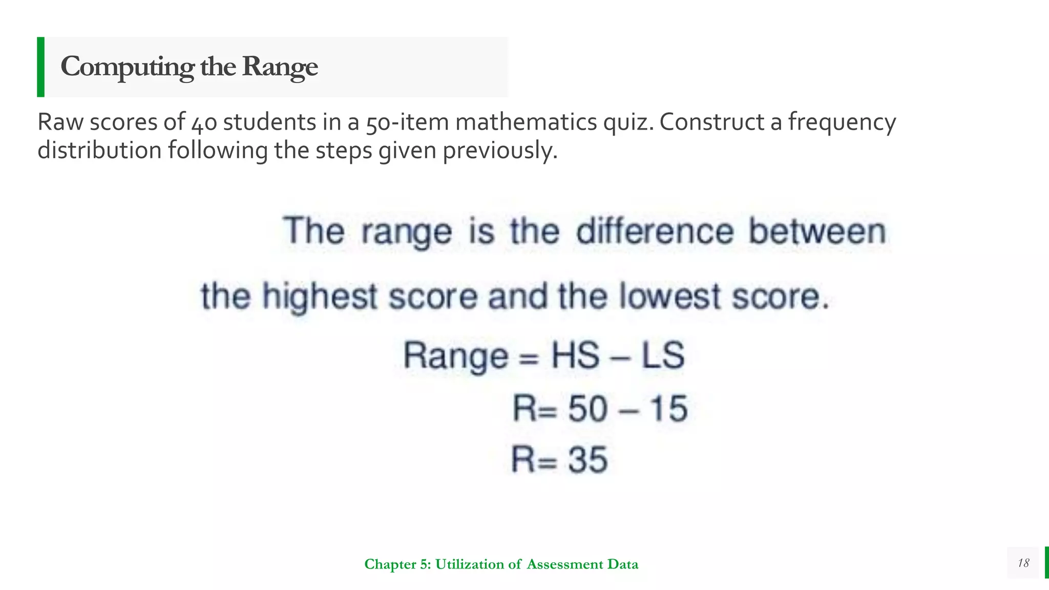 Assessment of Learning 1: Chapter 5 - Utilization of Assessment Data | PPTX