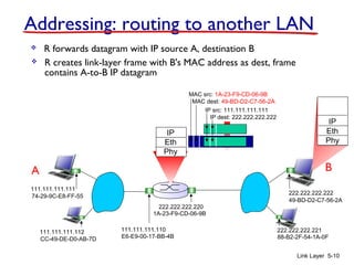 Chapter 5 : Link Layer | PPT