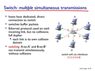 Chapter 5 : Link Layer | PPT