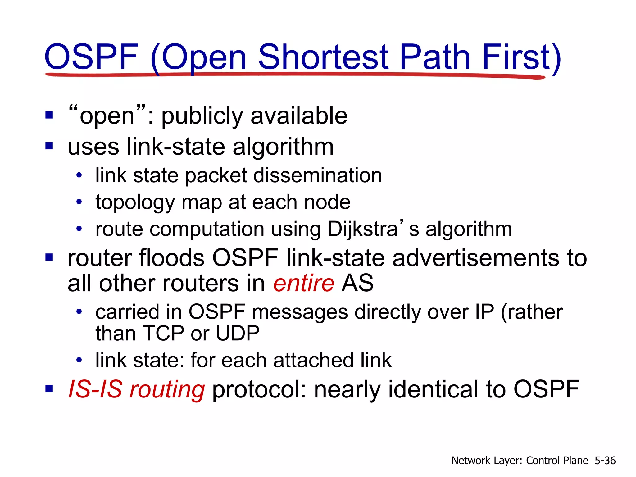Chapter 5 - Computer Networking a top-down Approach 7th | PPT | Computer Networking | Computing