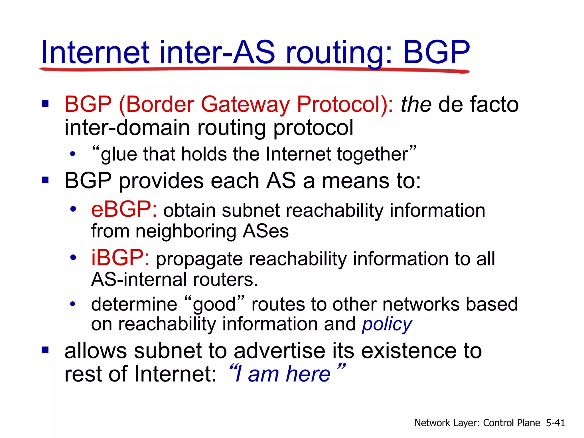 Chapter 5 - Computer Networking a top-down Approach 7th | PPT | Computer Networking | Computing