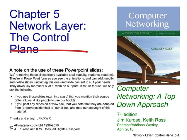 Chapter 5 - Computer Networking a top-down Approach 7th | PPT | Computer Networking | Computing