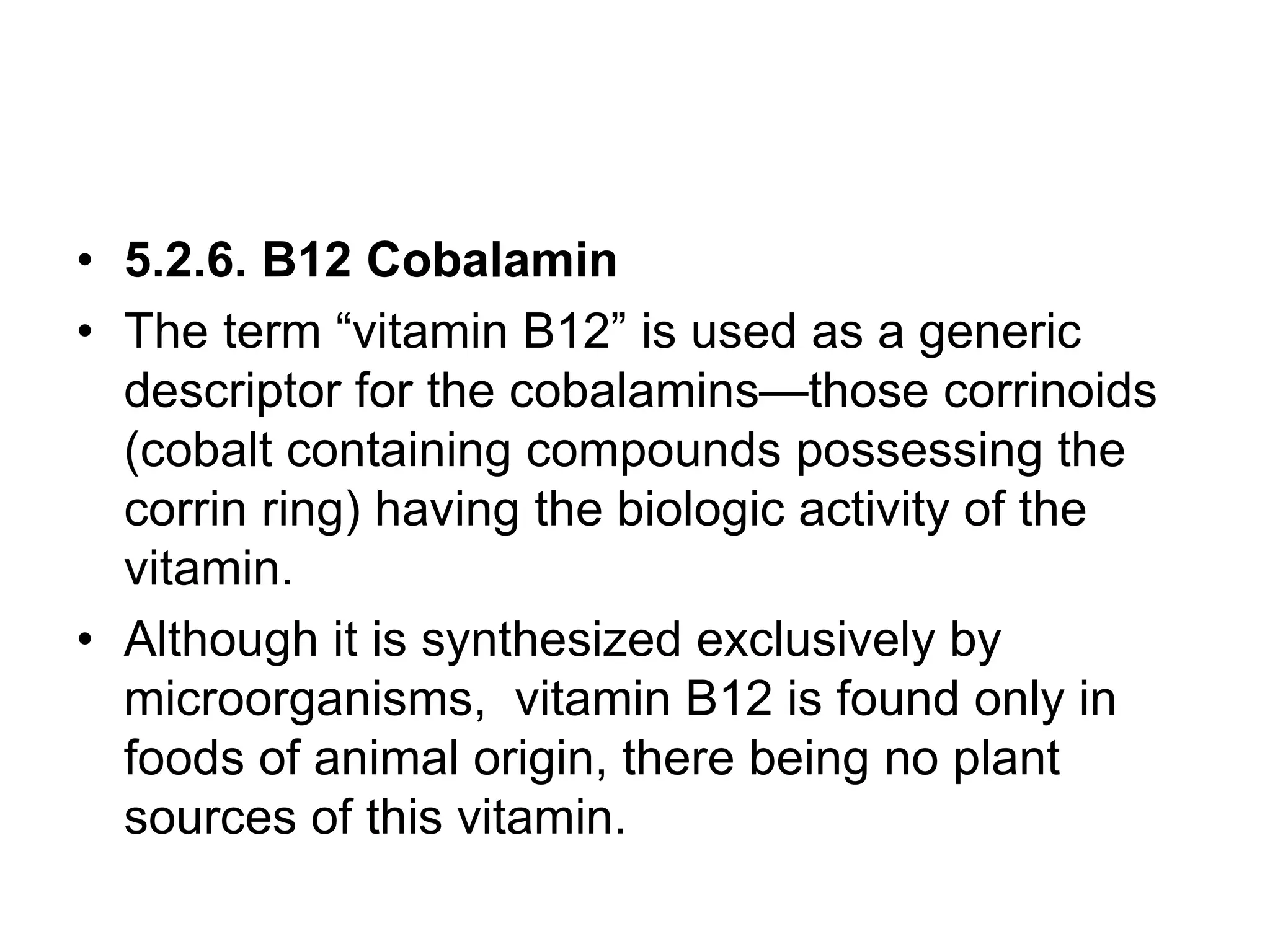 chapter 5 vitamins.ppt | Chemistry | Science