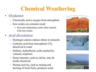 chapter 5 weathering in sedimentary rocks | PPT