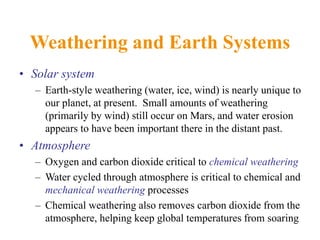 chapter 5 weathering in sedimentary rocks | PPT