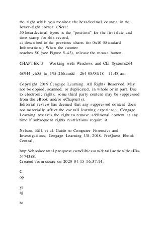 CHAPTER 5 Working with Windows and CLI Systems26020. An i | DOCX