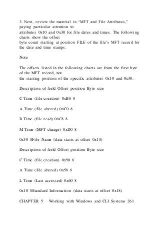 CHAPTER 5 Working with Windows and CLI Systems26020. An i | DOCX