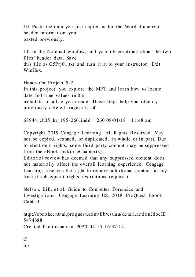 CHAPTER 5 Working with Windows and CLI Systems26020. An i | DOCX