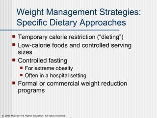 Maintaining a Healthy Weight | PPT