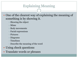 Teaching the Language System | PPT