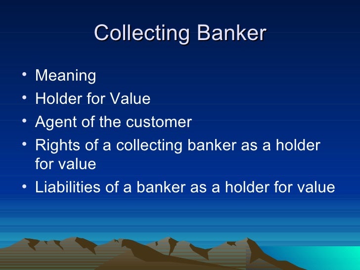Paying Banker and Collecting Banker-B.V.Raghunandan Paying Banker and Collecting Banker-B.V.Raghunandan