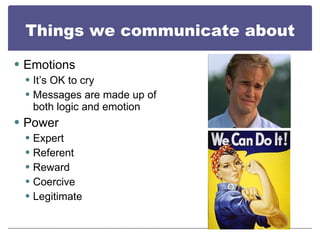 Chapter 6: Concepts of Interpersonal Communication | PPT