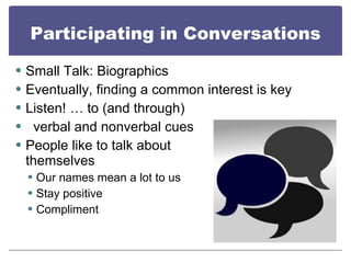 Chapter 6: Concepts of Interpersonal Communication | PPT
