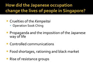 Chapter 6 - How did WW2 affect Singapore? | PPT