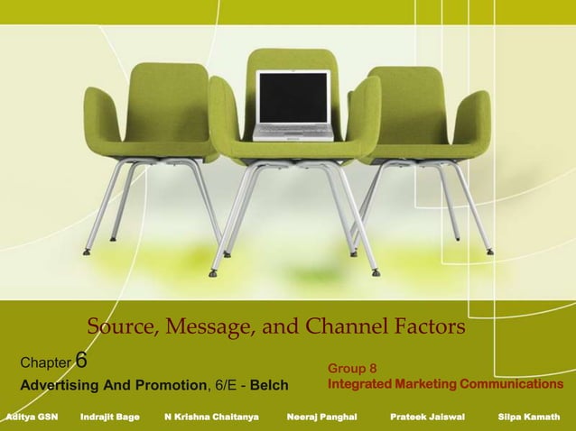 Source, Message, and Channel Factors | PPTX | Advertising Industry ...