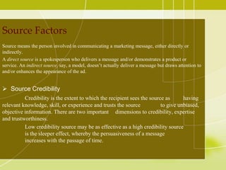 Source, Message, and Channel Factors | PPTX