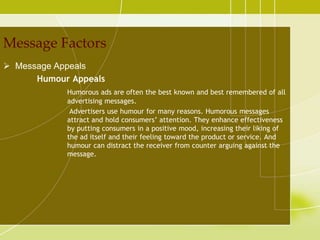 Source, Message, and Channel Factors | PPTX