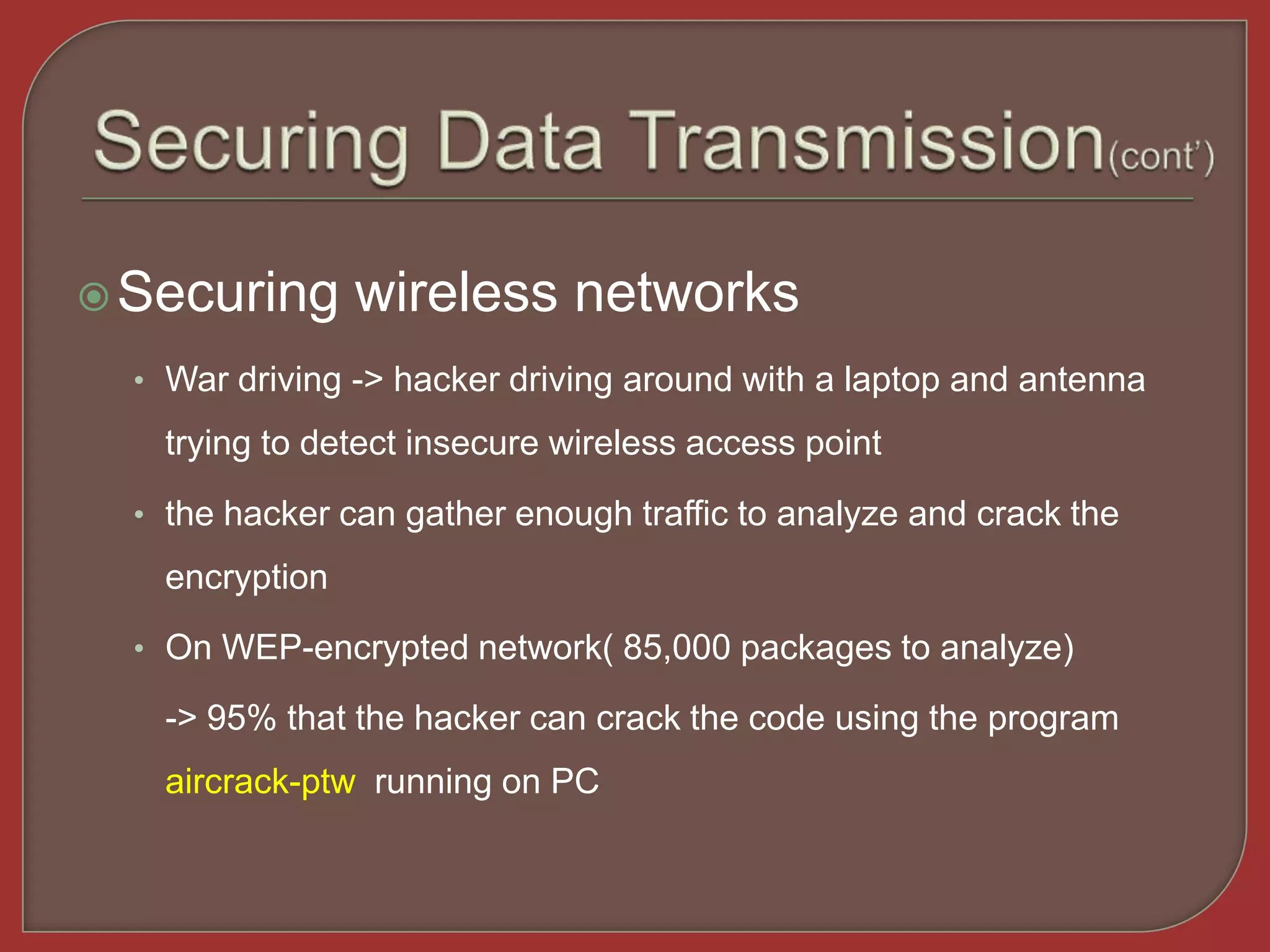 Chapter6 | PPTX | Computer Networking | Computing