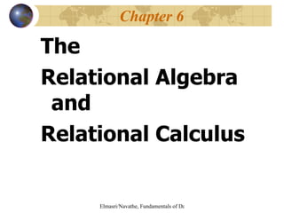 Chapter6 | PPT | Databases | Computer Software and Applications