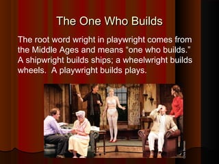 Chapter 6: The Playwright and the Script | PPT