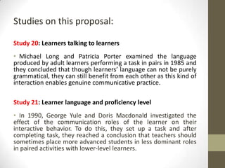 Second Language Learning in the Classroom | PPTX