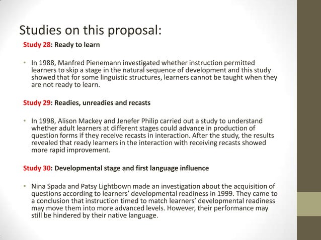 Second Language Learning in the Classroom | PPTX