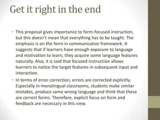 Second Language Learning in the Classroom | PPTX