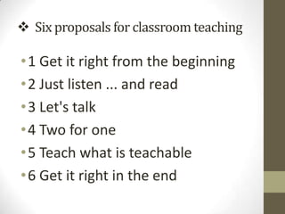 Second Language Learning in the Classroom | PPTX