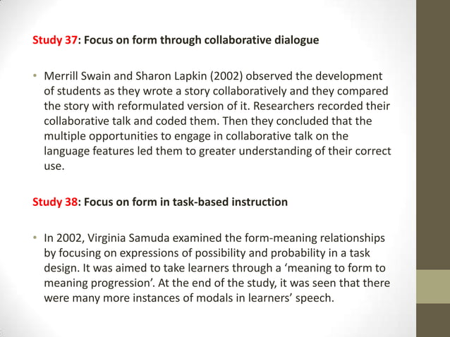 Second Language Learning in the Classroom | PPTX