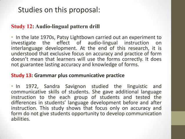 Second Language Learning in the Classroom | PPTX