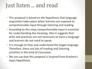 Second Language Learning in the Classroom | PPTX