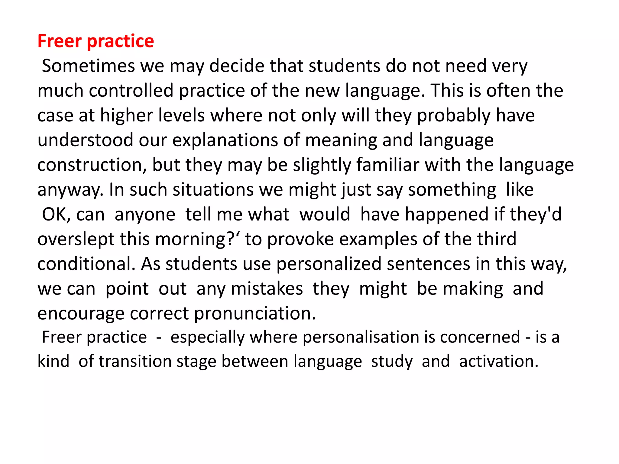 TEACHING THE LANGUAGE SYSTEM | PPTX