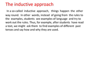 TEACHING THE LANGUAGE SYSTEM | PPTX