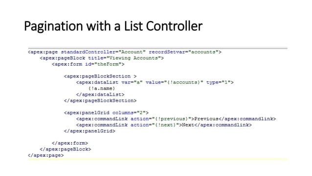 Standard List Controllers | PPT