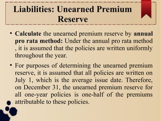 Chapter 6: FINANCIAL OPERATIONS OF I NSURERS | PPT