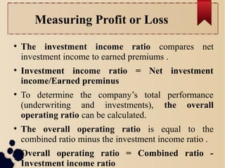 Chapter 6: FINANCIAL OPERATIONS OF I NSURERS | PPT