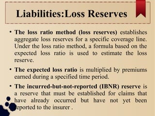 Chapter 6: FINANCIAL OPERATIONS OF I NSURERS | PPT