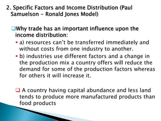 INTERNATIONAL TRADE THEORIES AND TRADE BARRIERS | PPTX