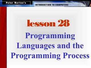 Programming Languages and the Programming Process | PPS | Programming ...