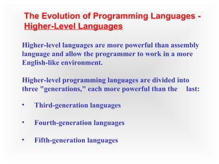 Programming Languages and the Programming Process | PPS | Programming ...