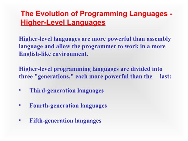 Programming Languages and the Programming Process | PPS | Programming ...