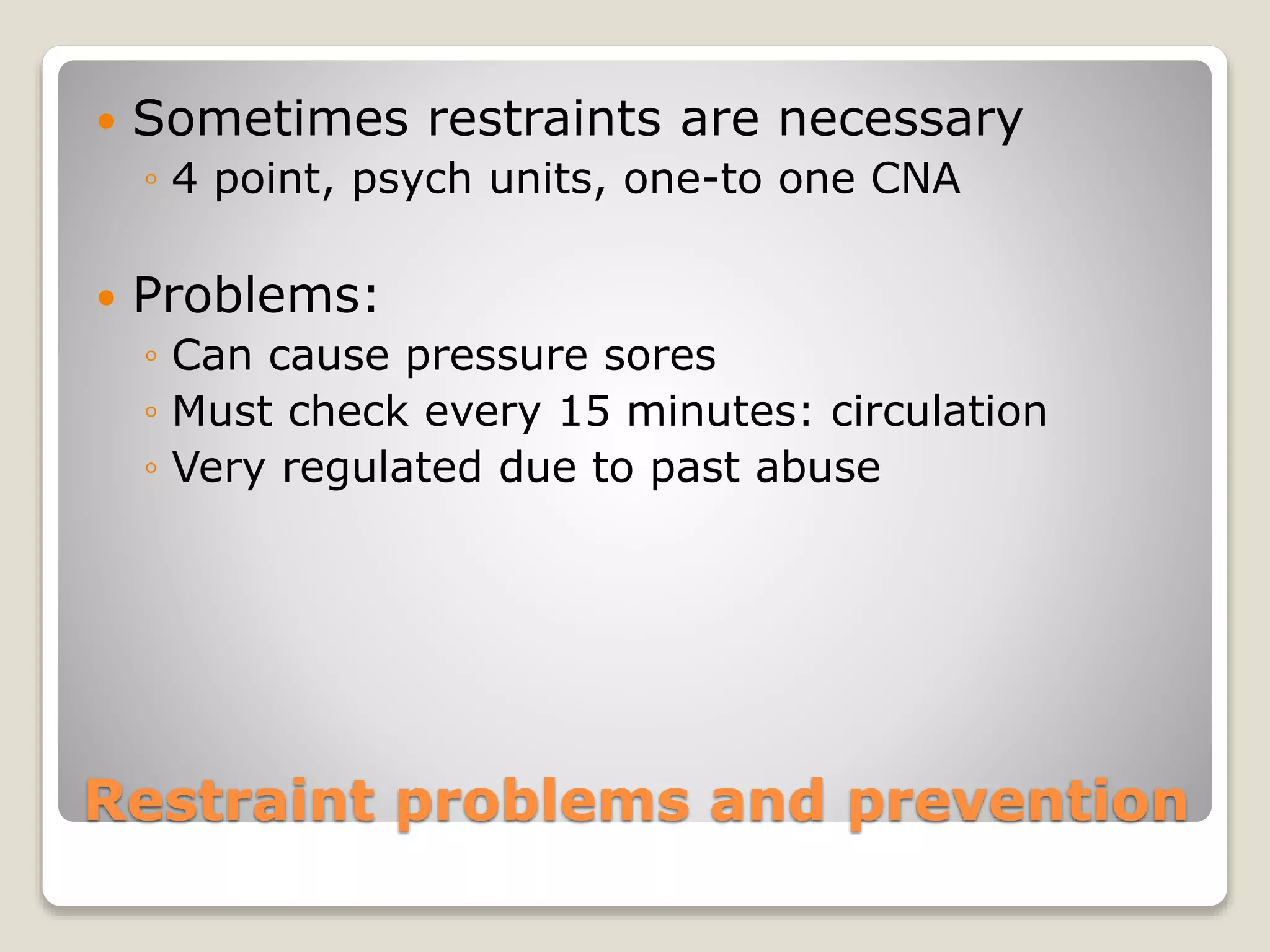 Lecture: Chapter 6 - Safety and Body Mechanics | PPTX