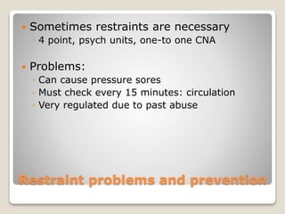 Lecture: Chapter 6 - Safety and Body Mechanics | PPTX