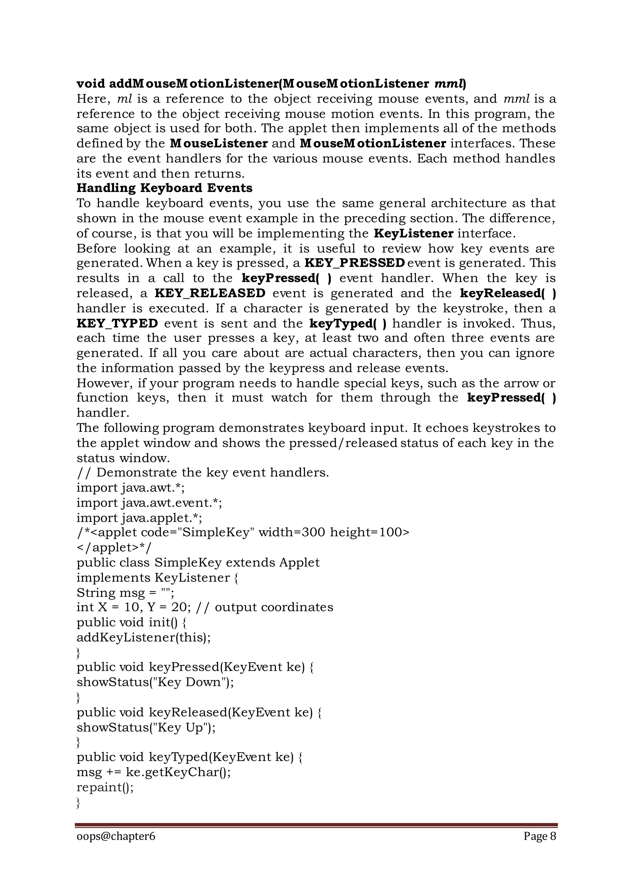 Dr Jammi Ashok Introduction To Java Material Oops Pdf