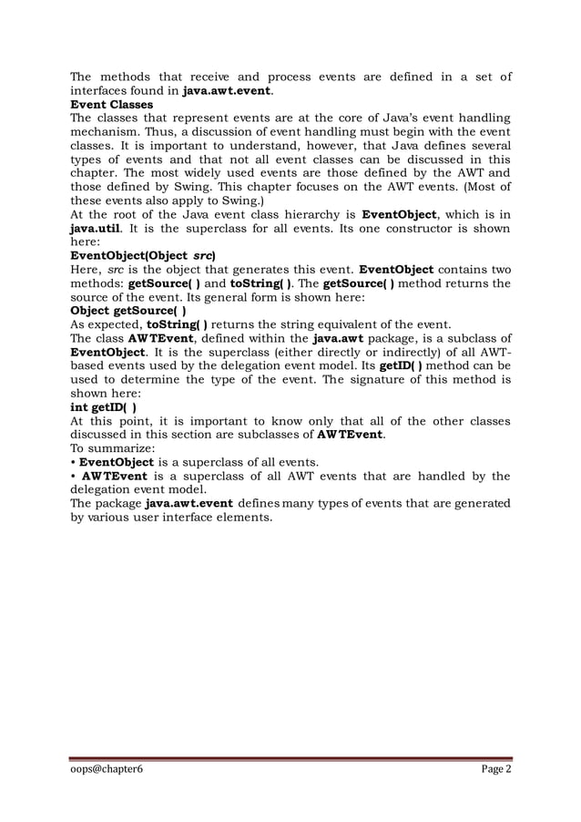 Dr Jammi Ashok - Introduction to Java Material (OOPs) | PDF