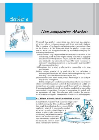 Non Competitive Markets-Economics | PDF
