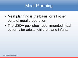 Chapter 6 - Meal Management | PPTX