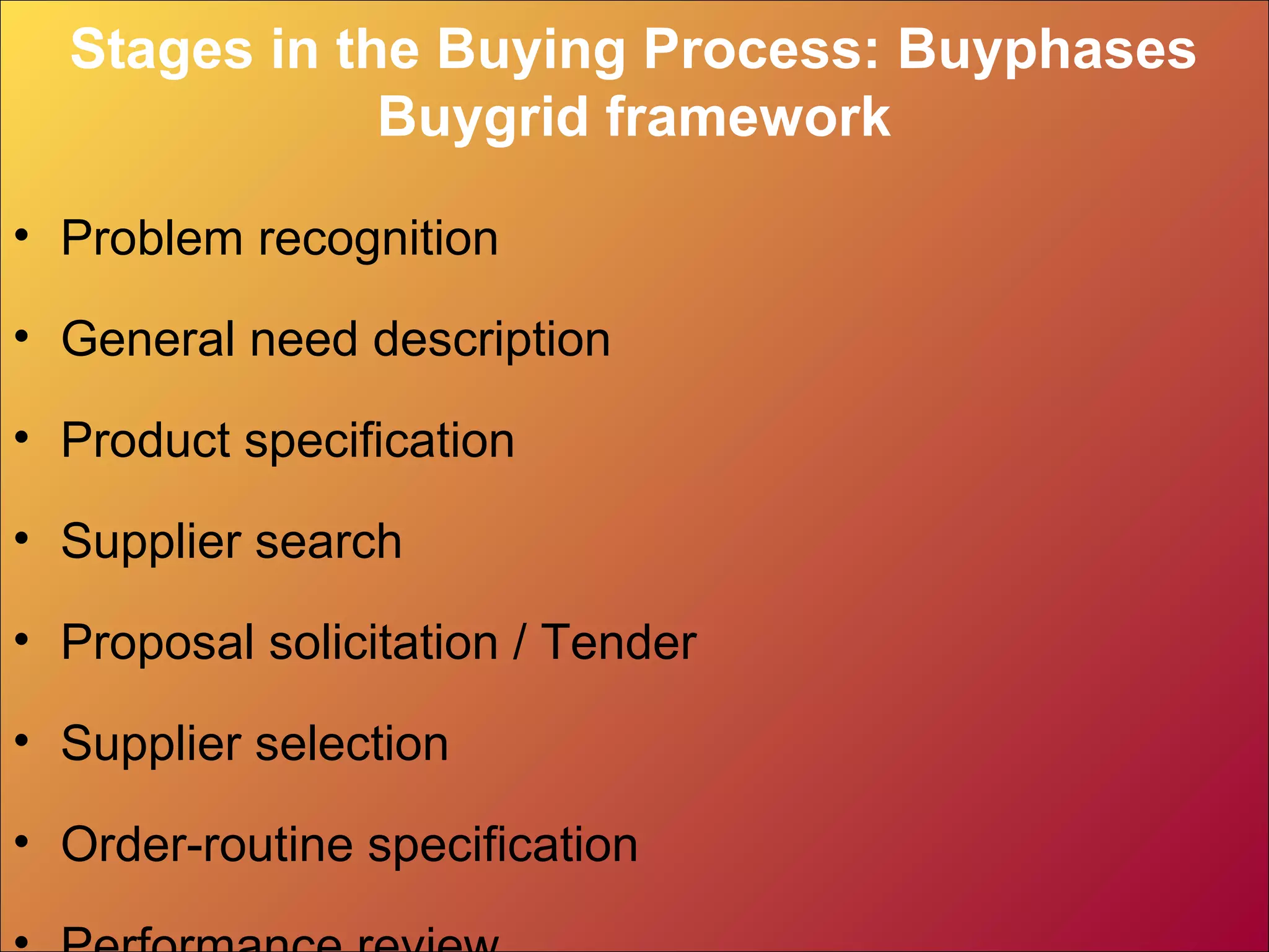 Analyzing Business Markets | PPT